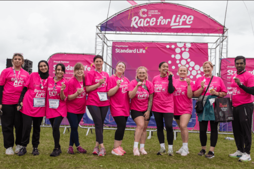 Panthera preparing to take part in Race for Life Manchester 10k 2025 ...